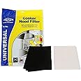 Electruepart Universal Cooker Hood Grease Paper & Charcoal Filter Kit ...