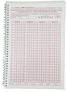 Amblitz Practice OMR Sheet, for NEET, 180 MCQ 50 Sheet (A4, Pack of 2 ...