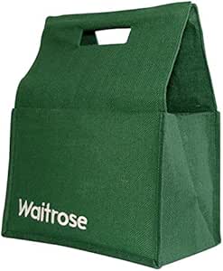 Waitrose Small Green Jute Shopping Bag for Life ~ Reusable Hessian Tote ...