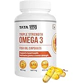 Naturaltein Omega 3 Fish Oil Capsules for Men and Women, Triple ...