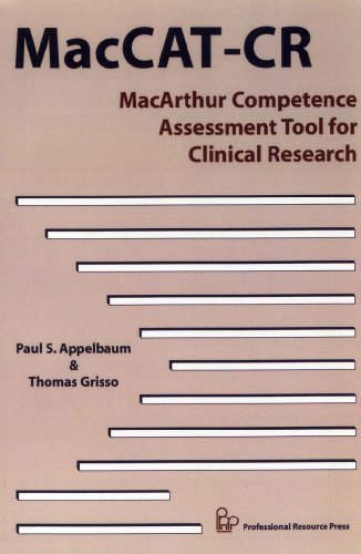 MacArthur Competence Assessment Tool for Clinical Research (Maccat-Cr ...