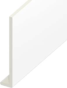 White, 150mm UPVC Fascia Capping Board 9mm Thick x 5m Length Plastic ...