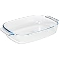 Pyrex Borosilicate Glass Rectangular Roaster, 30 x 20cm : Amazon.co.uk: Home & Kitchen