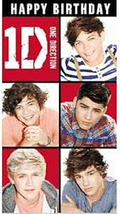 One Direction Happy Birthday Card OD014 : Amazon.co.uk: Stationery ...