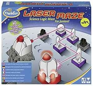 ThinkFun Laser Maze Junior (Class 1 Laser) Logic Game and STEM Toy ...