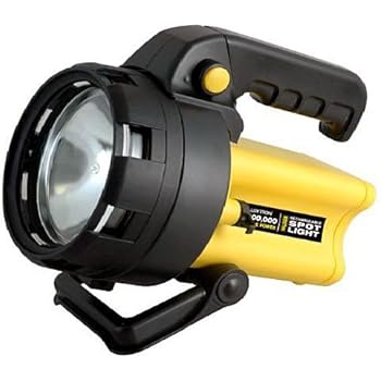 RECHARGEABLE 2 MILLION CANDLE POWER TORCH LIGHT HALOGEN SPOTLIGHT LAMP ...