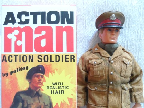 Buy Vintage Action Man Army Officer With Hawk Eye and Flocked Hair 1964 ...