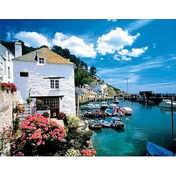 King Puzzles - Jigsaw Puzzle - 1,000 Pieces - Polperro Harbour: Amazon ...