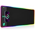 GIM Wireless Charging RGB Gaming Mouse Pad 10W, LED Mouse Mat ...