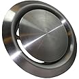 Invero® Universal Metal Round Ceiling Extractor Exhaust Wall Vent Cap ...