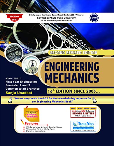 Buy Engineering Mechanics ( SPPU First Year Degree 2019 Course ) Book Online at Low Prices in ...