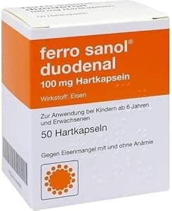 ferro sanol duodenal 100 mg, 50 St Hartkapseln: Amazon.de: Drogerie ...