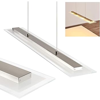 LED Pendant Ceiling light 4x4 Watt adjustable hanging DIMMABLE: Amazon ...