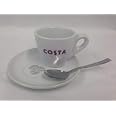 Costa Coffee Espresso Cup with Saucer and Spoon Double 170ml : Amazon ...