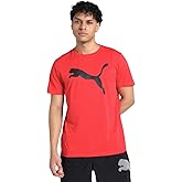 Puma Polyester Men's Printed Regular T-Shirt (58672401 Black XS ...