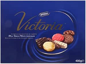 Mcvitie's Victoria Milk, Dark and White Chocolate Biscuit Selection 400 ...