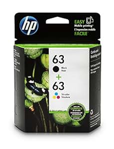 HP 63 2-pack Black/Tri-color Original Ink Cartridges cartouche d'encre ...