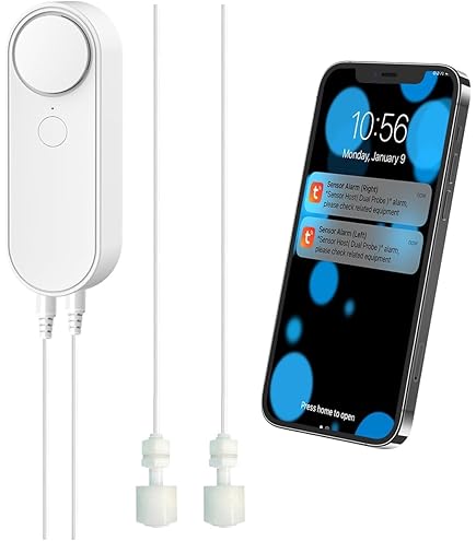 Wireless Water Softener Salt Level Detector - Alarm & Light Alert For ...