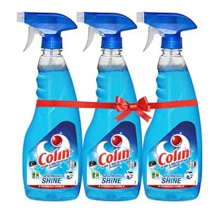 Colin Glass and Surface Cleaner Liquid Spray, Regular - 500ml each ...