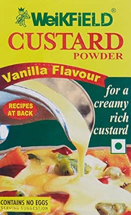 Weikfield Custard Powder - Vanilla, 100g Carton : Amazon.in: Grocery ...