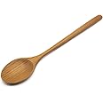FAAY 12 Inches Teak Flat Spoon, Wooden Spoons for Cooking, Handcrafted ...