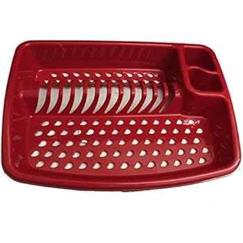 WHAM BIG DEAL RIO RED MEDIUM DISH DRAINER MADE IN UK: Amazon.co.uk ...