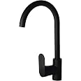 Soft Collection Emilia Black Kitchen Tap Mixer - Stainless Steel Sink ...