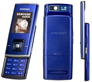 Samsung J600 Purple Blue - Bluetooth Slide Mobile Phone with 1.3 mega ...