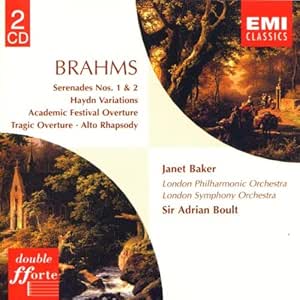 Brahms: Serenades 1, 2, Haydn Variations, Academic Festival Overture, Tragic Overture, Alto ...