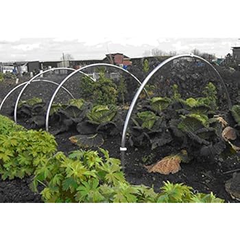 Flexible Green Garden Cloche Crop Protection Hoops ((Pack of 10 & 20 ...