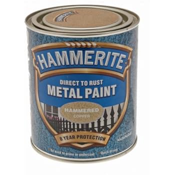 ICI Hammerite 5122058 HM 250ml Smooth Metal Paint - Cream: Amazon.co.uk ...