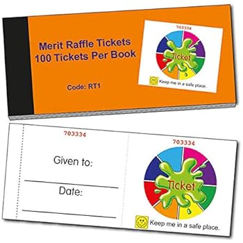 Avery Blank Printable Tickets, Tear-Away Stubs, Perforated Raffle ...
