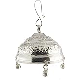 Ashok Jewellers Silver Carved Chattar for God and Temple with Attached ...