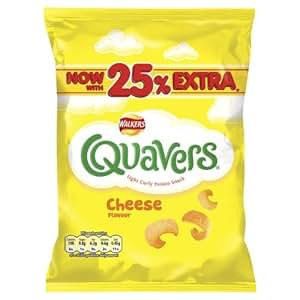Walkers Quavers Cheese Flavour - Pack of 48: Amazon.co.uk: Grocery