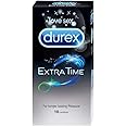 Buy Durex Extra Time Condoms for Men - 10 Count | Performa Lubricant for Long Lasting Climax ...