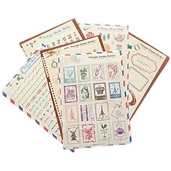 Cavallini & Co. Vintage Maps Decorative Stickers in a Tin - Assorted ...