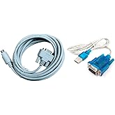 Delta PLC Programming Cable(White,3Meter) And USB Cable To RS232 Serial ...