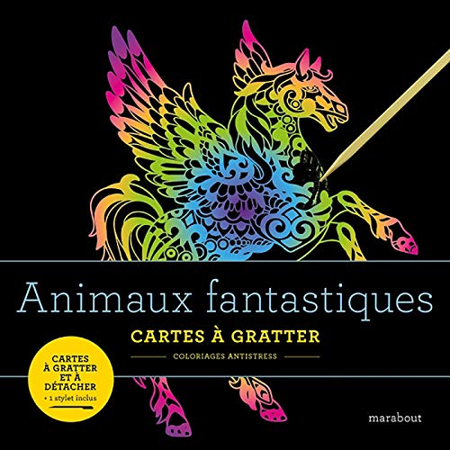 Livre à gratter : Animaux fantastiques: Cartes à gratter et à détacher ...