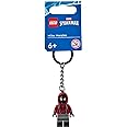 LEGO Marvel Super Heroes Miles Morales Minifigure Keyring Keychain ...