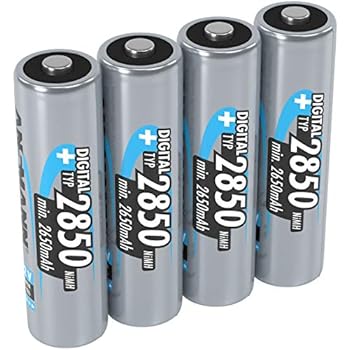Duracell Supreme - AA 2450 mAh Rechargeable Ni-MH Batteries, HR6 1,2V ...