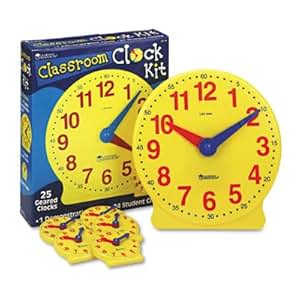 Salle de classe Horloge kit, horloge d'apprentissage, pour Seize Pre-k ...