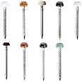 UPVC Poly Top Pins Nails Plastic Headed Fascia Fixings 25-40mm (Pack of ...