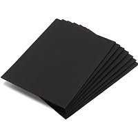 A2 Recycled Black Coloured Card 270gsm Pack of 25 Sheets by BCreative ...