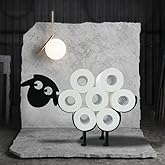 DanDiBo Wc-rolhouder, zwart, metaal, schaap, staand : Amazon.nl ...