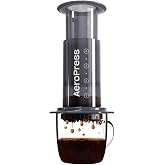 AeroPress Coffee Maker with Tote Bag, Phthalates & BPA Free, Black, 1-3 ...