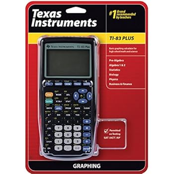 Texas Instruments TI83 Plus Graphikrechner 184 Kb: Amazon.de ...
