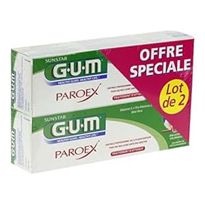 GUM Paroex Toothpaste Gel 2 x 75ml: Amazon.co.uk: Health & Personal Care
