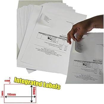 Amazon Despatch Note Invoice Integrated Label Paper - Invoice with Peel ...