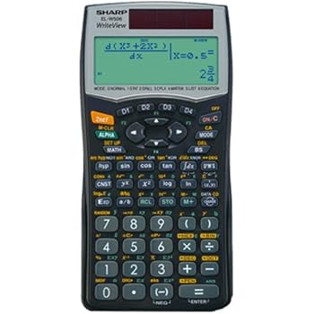 Sharp el-w506, réf. ELW531B WriteView Calculatrice Scientifique, SEK II ...
