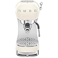 Smeg ECF02CRUK Espresso Coffee Machine with 15 Bar Pump, 1350W, Cream ...